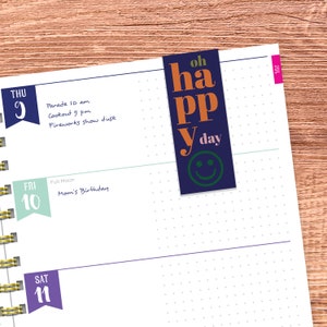 Magnetic Bookmarks - Pack of 3 - Daily Page Markers -- for Books ...
