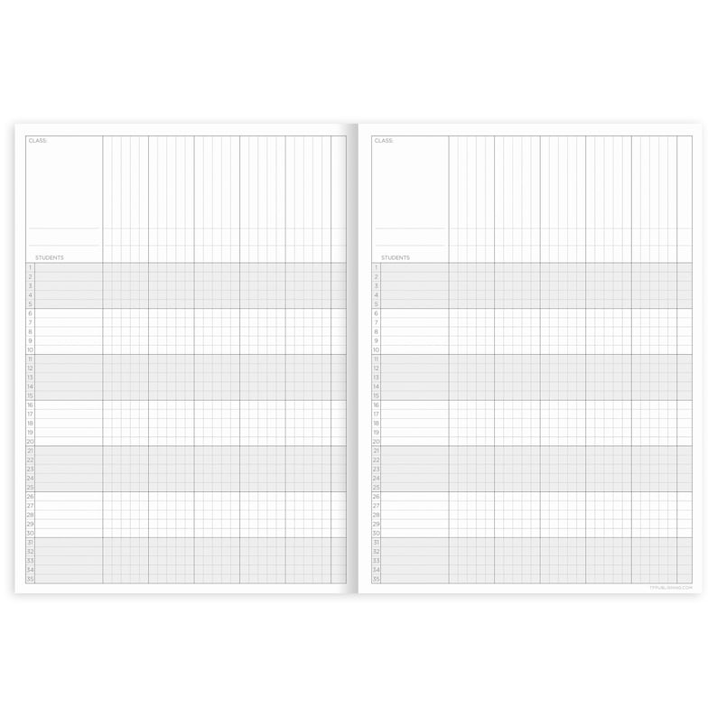 Kraft Teacher Record Grade Book - for Classroom or Homeschool / E ...
