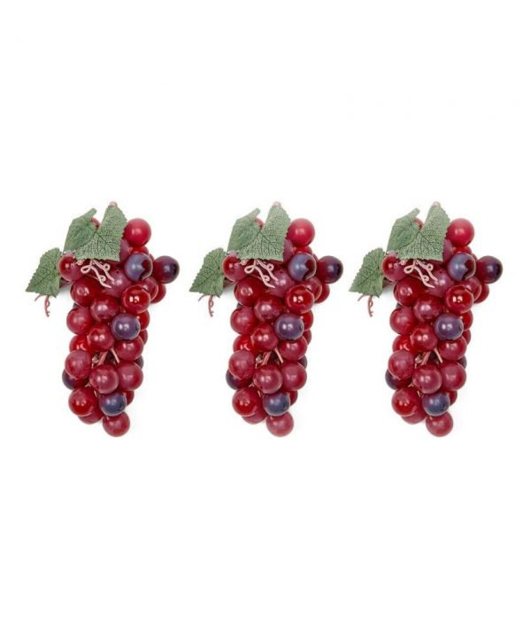 ARTIFICIAL Grape Cluster Set of 3 48pc Dark Mauve ARTIFICIAL - Etsy