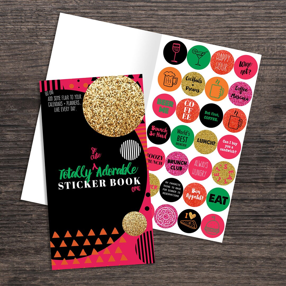 Totally Adorable Sticker Book - the Perfect Accessory for Planners ...