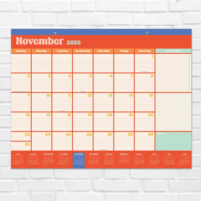 Extra Large Wall Calendar - Etsy
