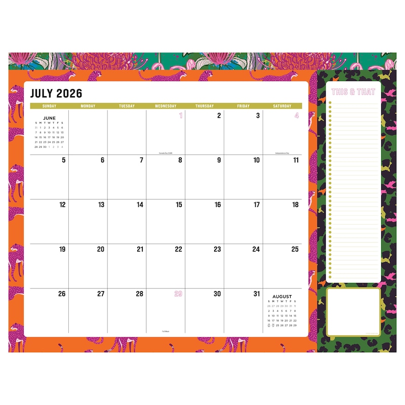 Calendar Desk Mats - Etsy