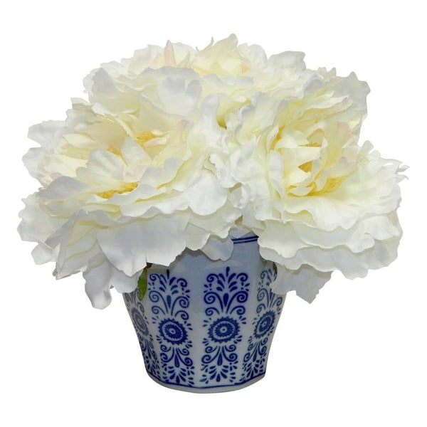 Blue Flower Pot - Etsy