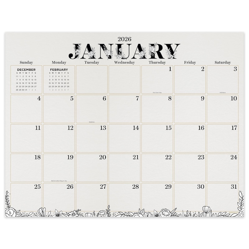 Custom Desk Blotter Calendars - Etsy