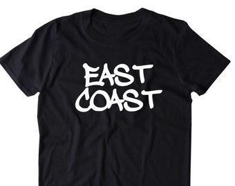 East Coast Rap Shirt - Etsy