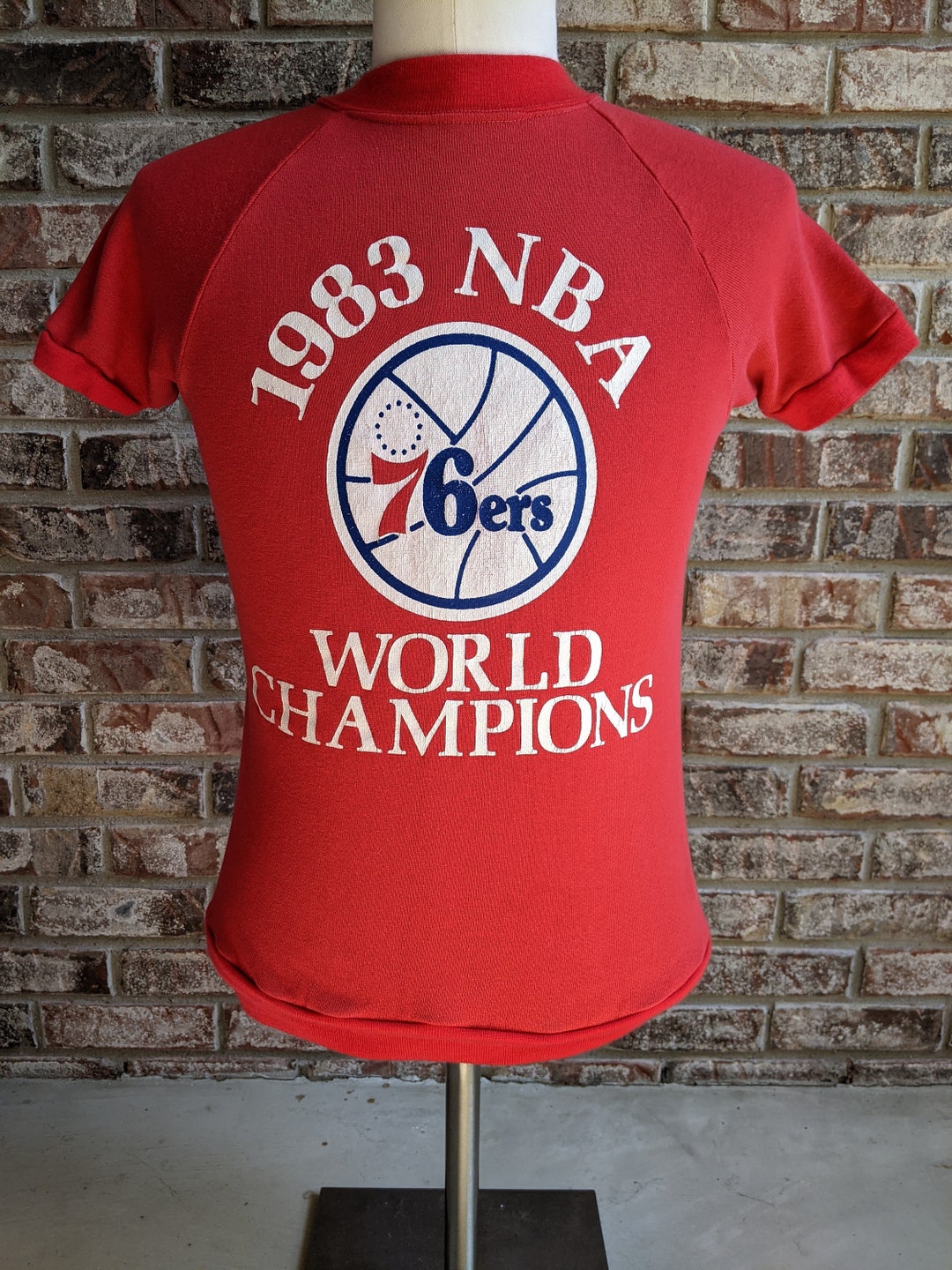 Vintage Philadelphia 76ers 1983 NBA World Champions Sweatshirt / Short ...