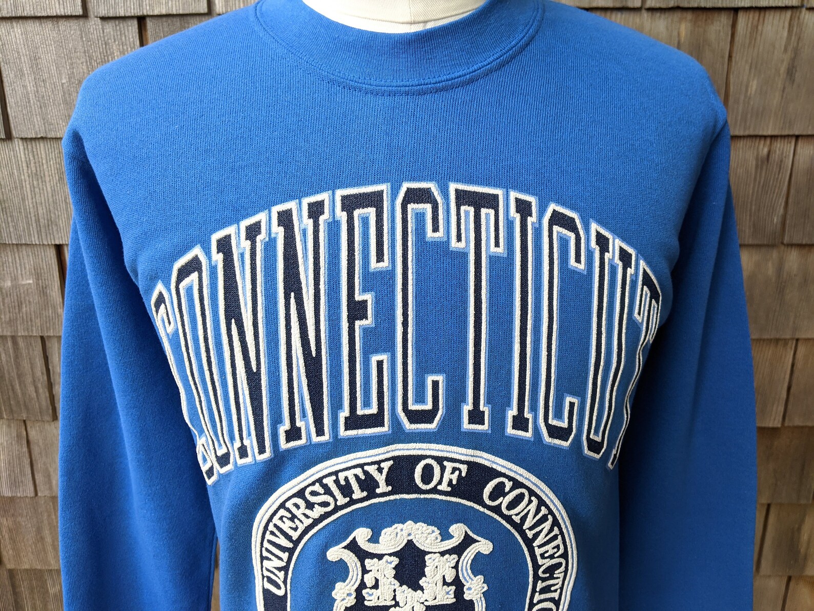 80s vintage deadstock University of Connecticut sweatshirt / | Etsy