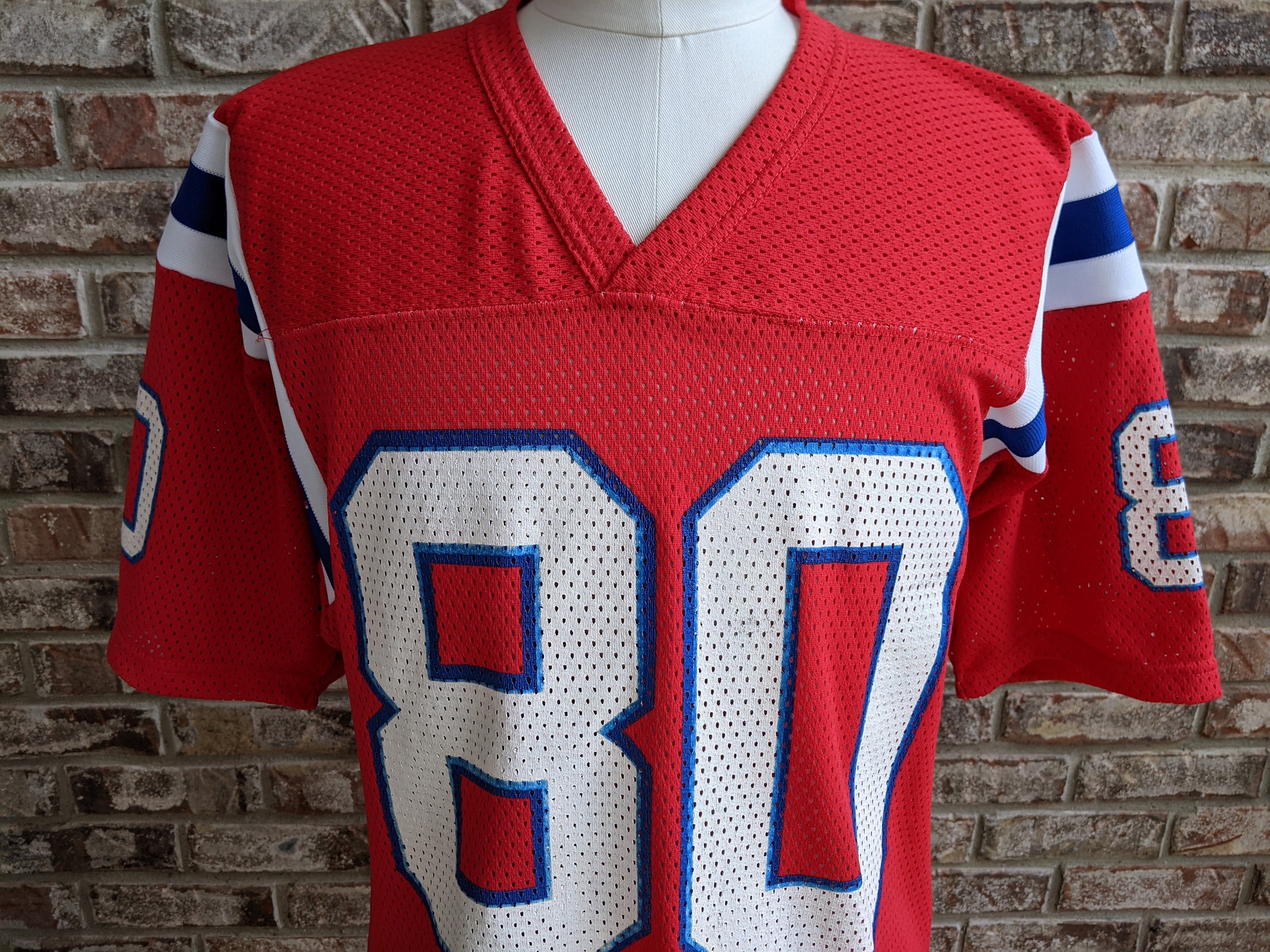 80s Vintage New England Patriots Jersey 80 / Irving Fryar / - Etsy UK