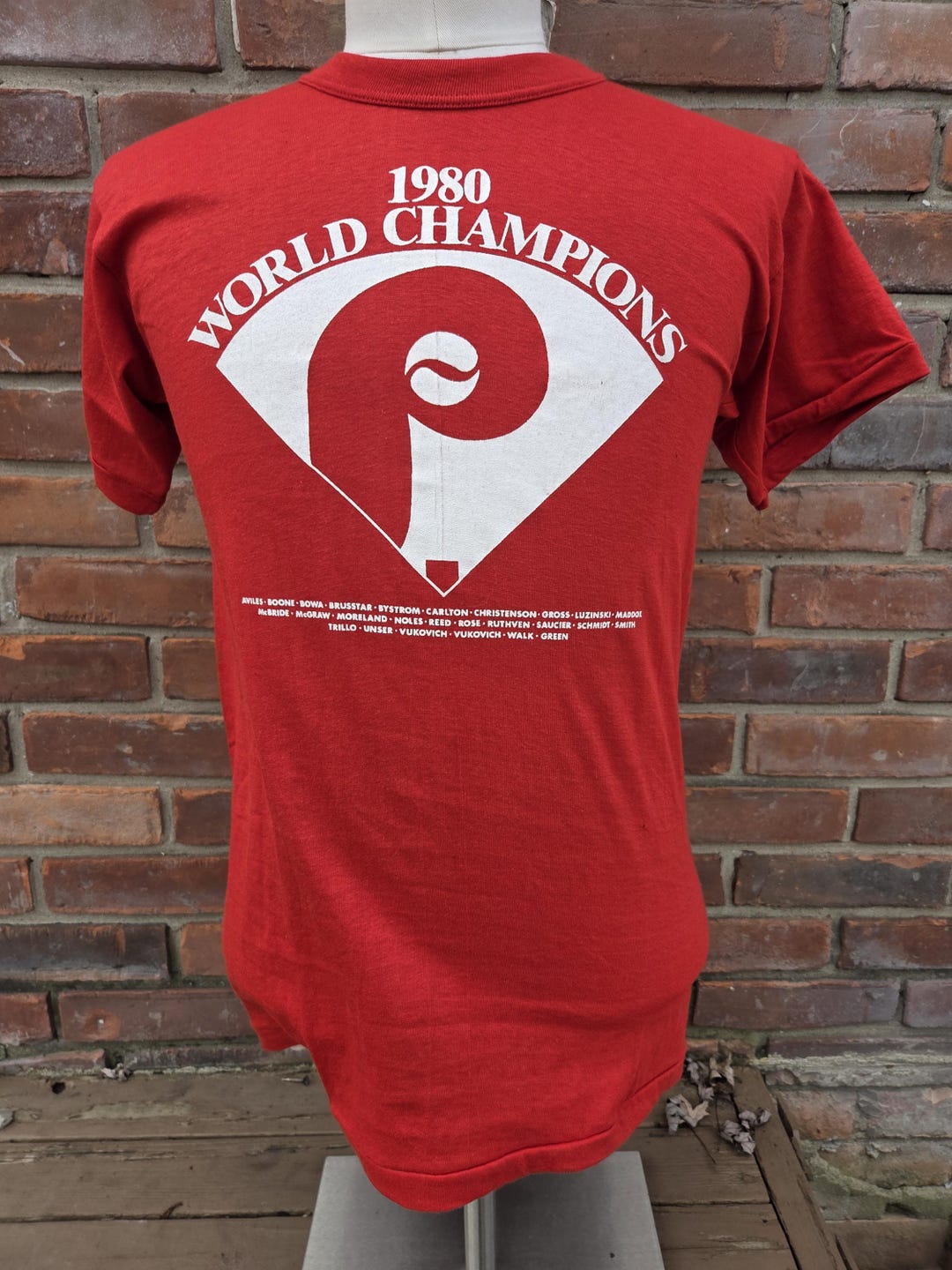 Vintage Philadelphia Phillies 1980 World Series Champions T Shirt ...