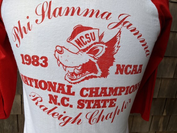 Rare Vintage Nc State Wolfpack 1983 National Champion Gem