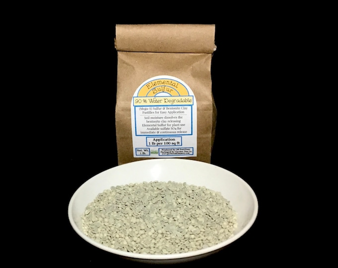 Elemental Sulfur / Sulfur for Plant and Soil Care / Dissolves in Soil ...