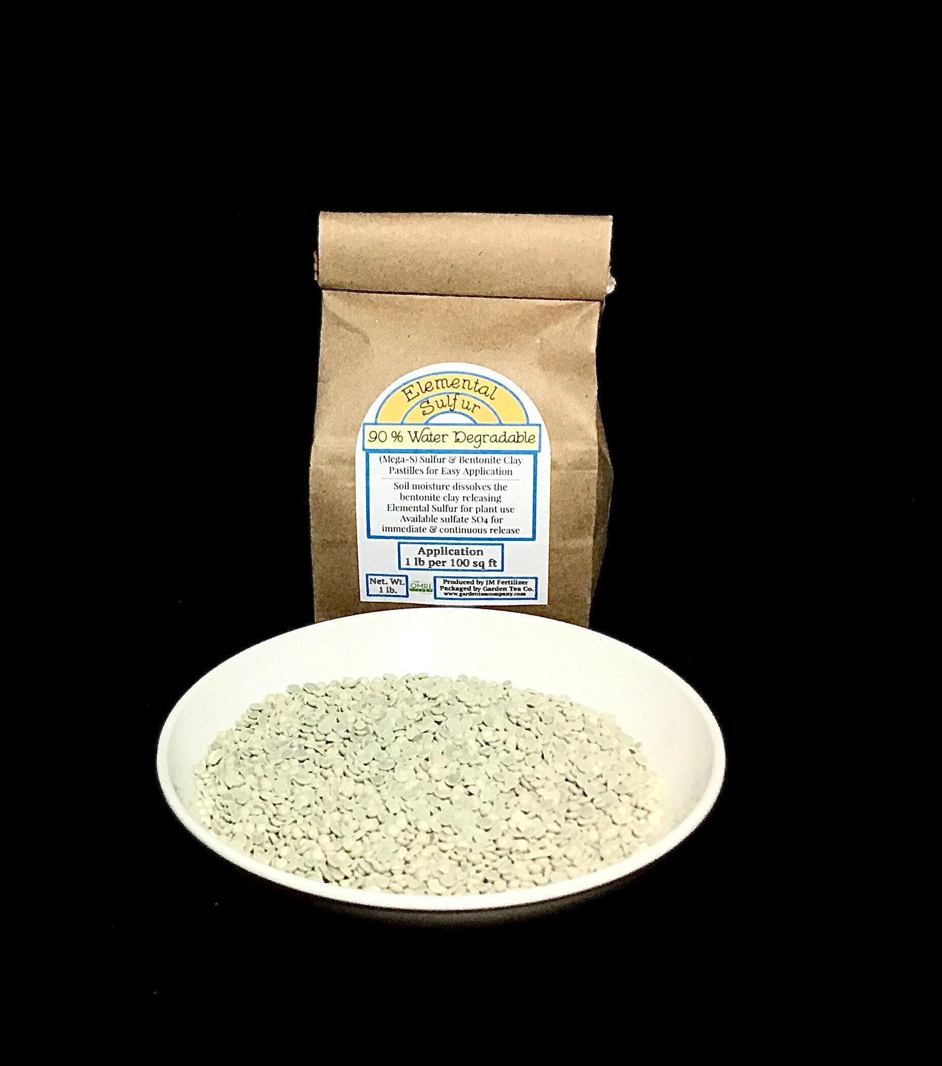 Elemental Sulfur / Sulfur for Plant and Soil Care / Dissolves in Soil ...