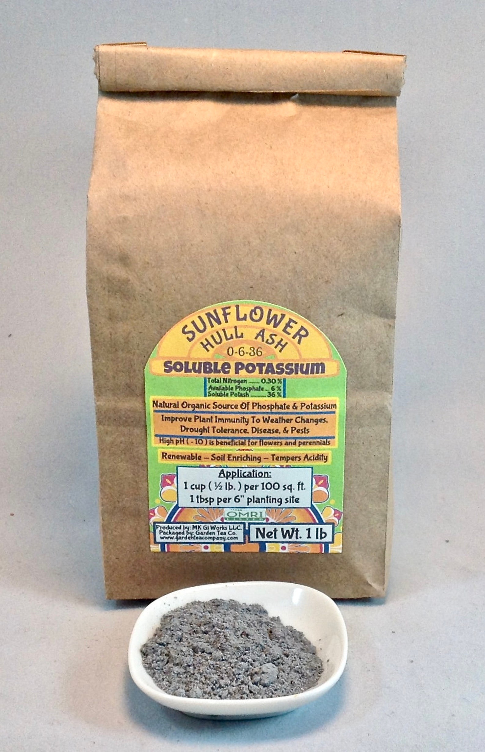 Potassium- Organic Fertilizer Sunflower Hull Ash - Increase Flowering ...