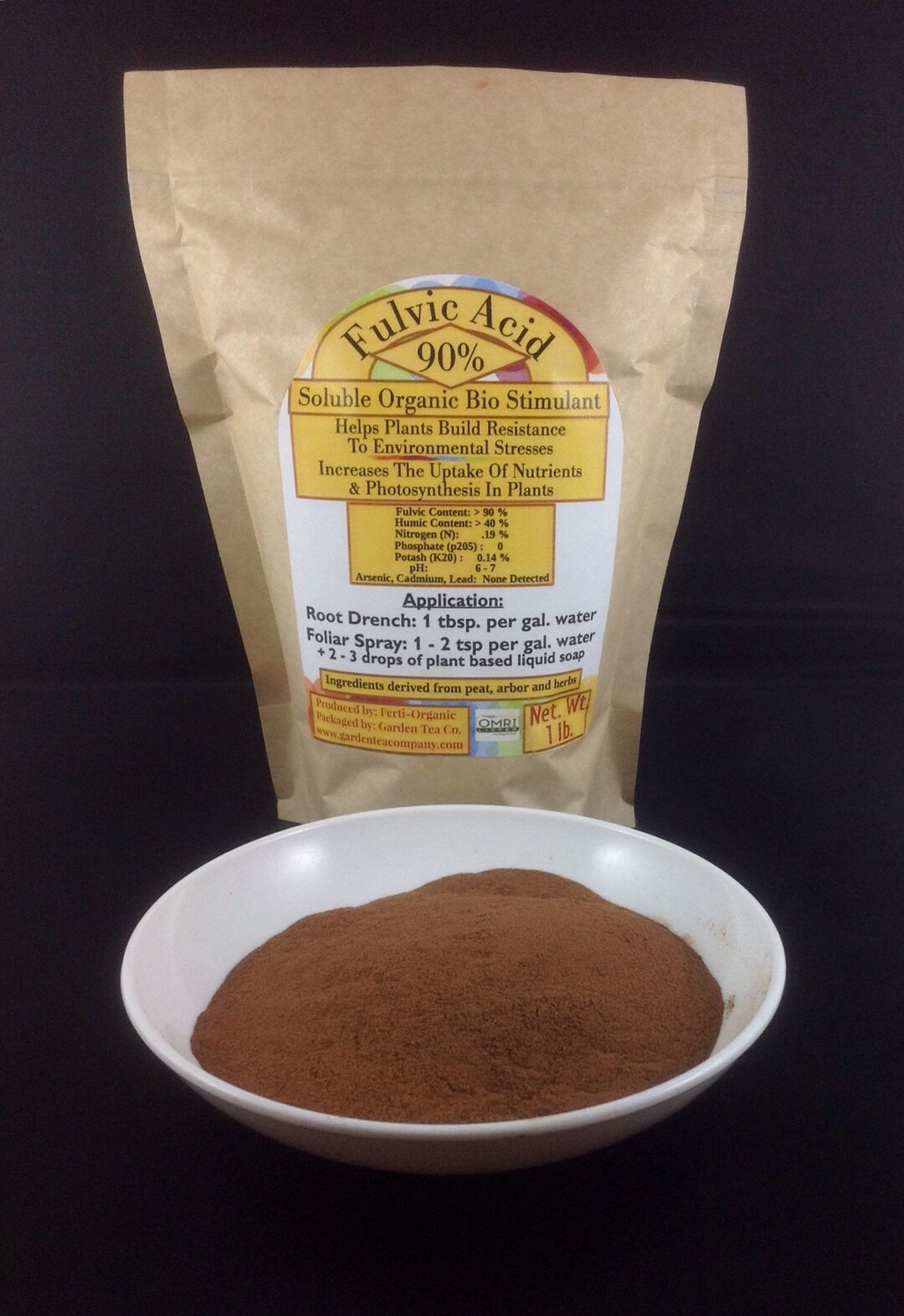 Fulvic Acid-organic Fertilizer / Soil Bio Sitmulant / Reduce Plant ...