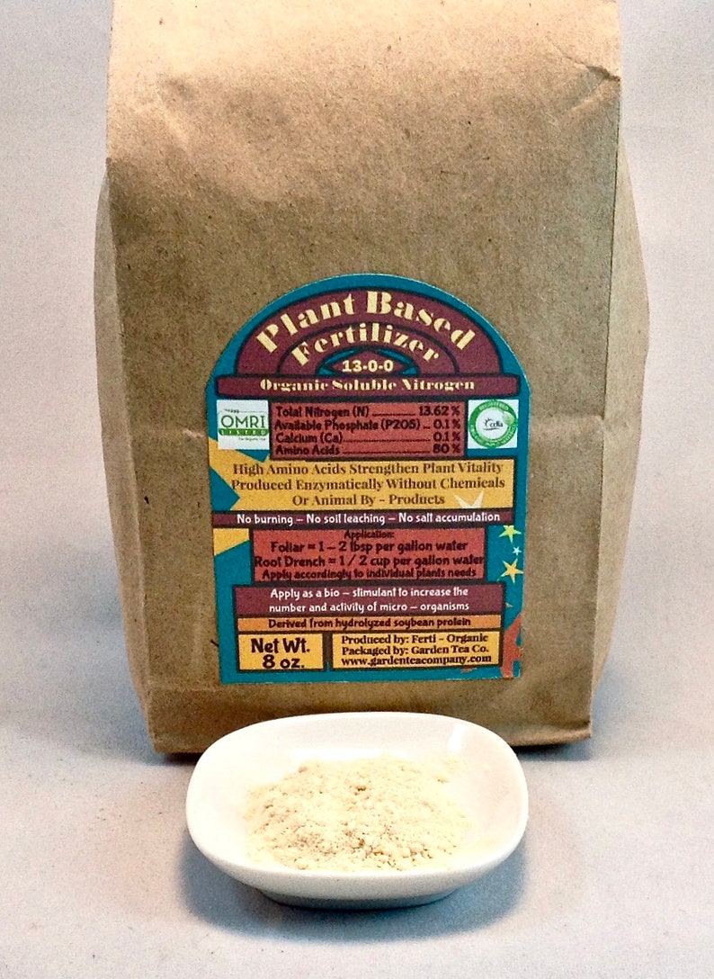 Vegan Organic Fertilizer- Plant Based Fertilizer- Organic Water Soluble ...