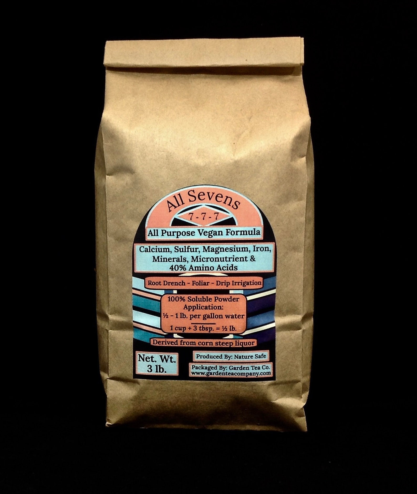 7-7-7 All Purpose Vegan Soluble Fertilizer All Sevens | Etsy