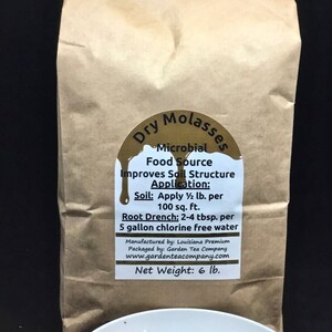 Dry Molasses Organic Fertilizer / Living Soil / Bio Stimulant / Natural ...