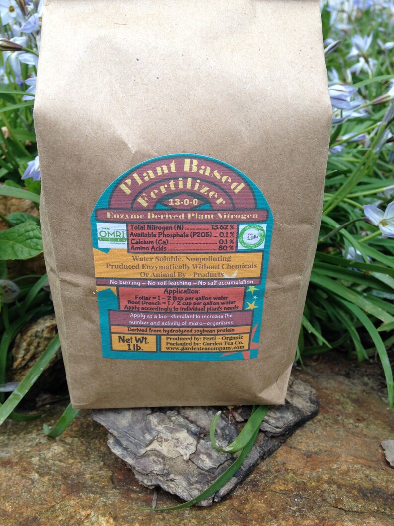 Vegan Organic Fertilizer- Plant Based Fertilizer- Organic Water Soluble ...