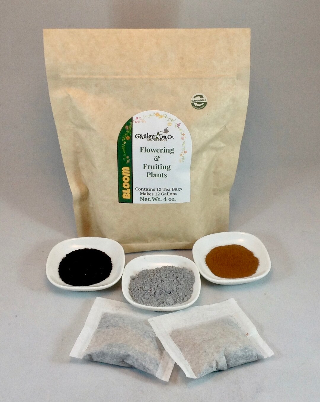 Bloom Tea Bags - Ready..set..bloom Organic Fertilizer - Etsy