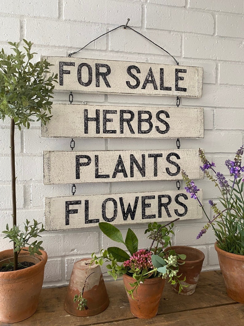 Spring/ Summer Vintage Style Farm Stand Sign/ Summer Decor/spring Décor ...
