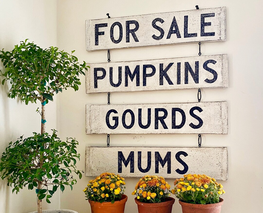 Fall Vintage Style Farm Stand Sign/ Produce Signs/fall Décor / Fall ...