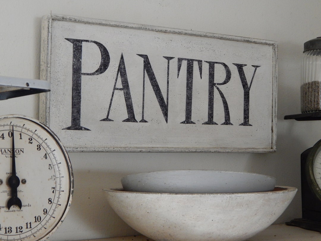 PANTRY Sign/vintage Style Signs,hand Made Signs, Hand Painted Signs ...
