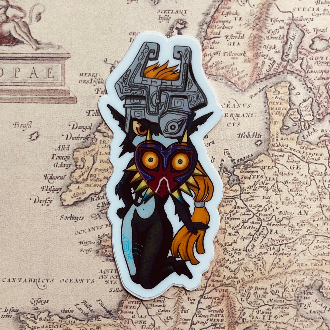 The Legend of Zelda Twilight Princess Midna Holding Majora's Mask ...