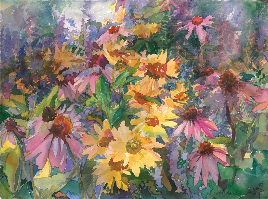 Perennial Cascade Special Blank Note Cards 8 Count Ellen Jean Diederich ...