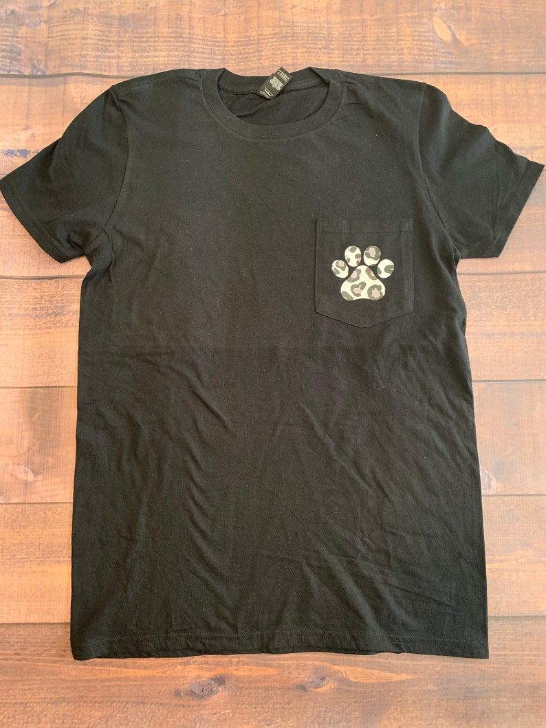 Custom Paw print shirt Custom shirts Custom dog shirt Paw | Etsy