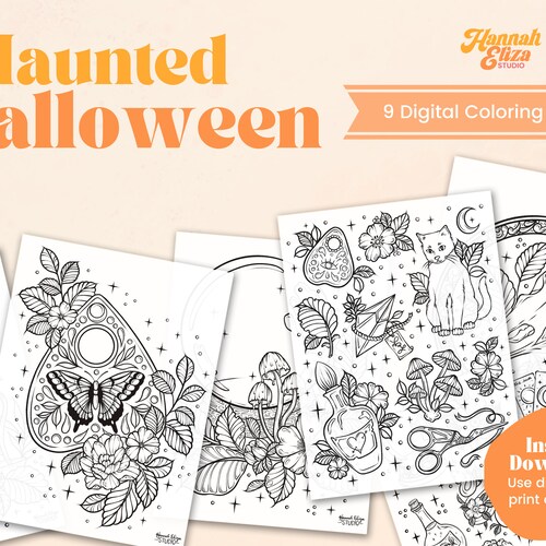 Printable Coloring Page Coloring Pages for Adults Kids - Etsy