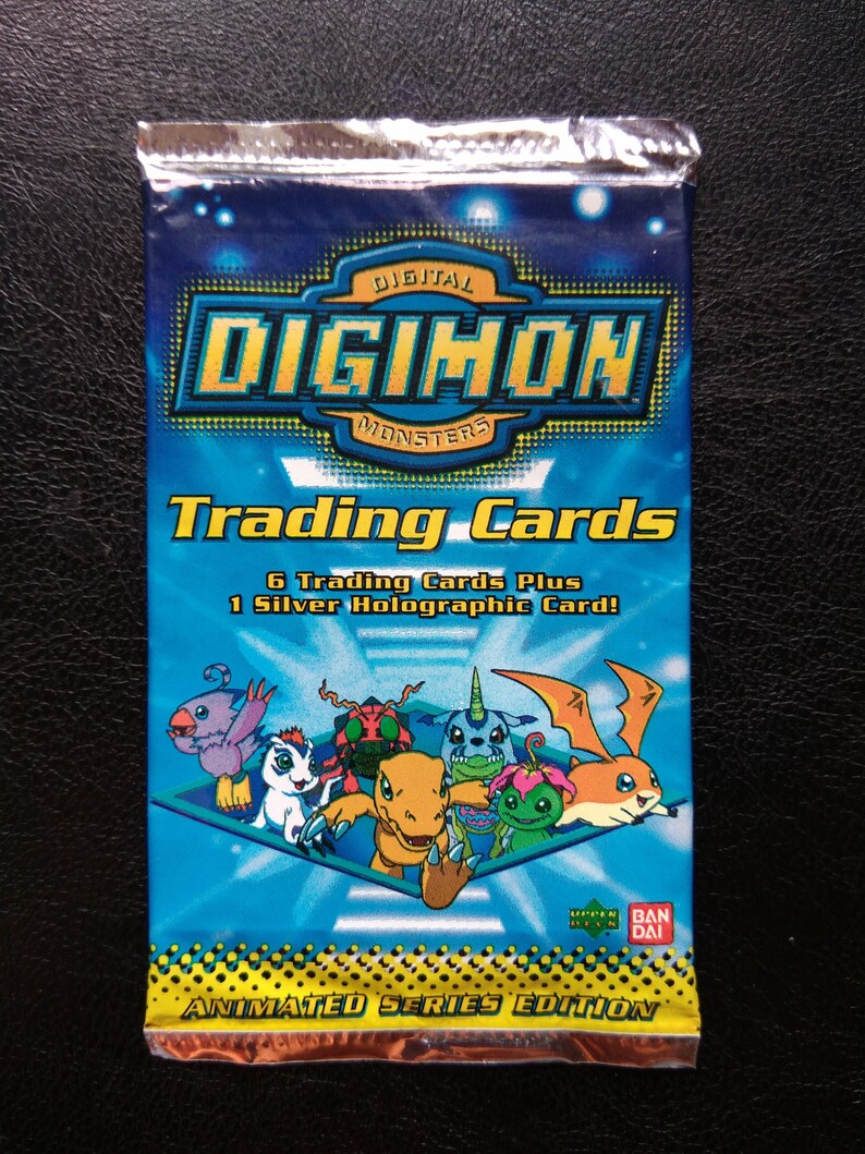 Digimon Trading Cards Booster Vintage Mint Condition Etsy