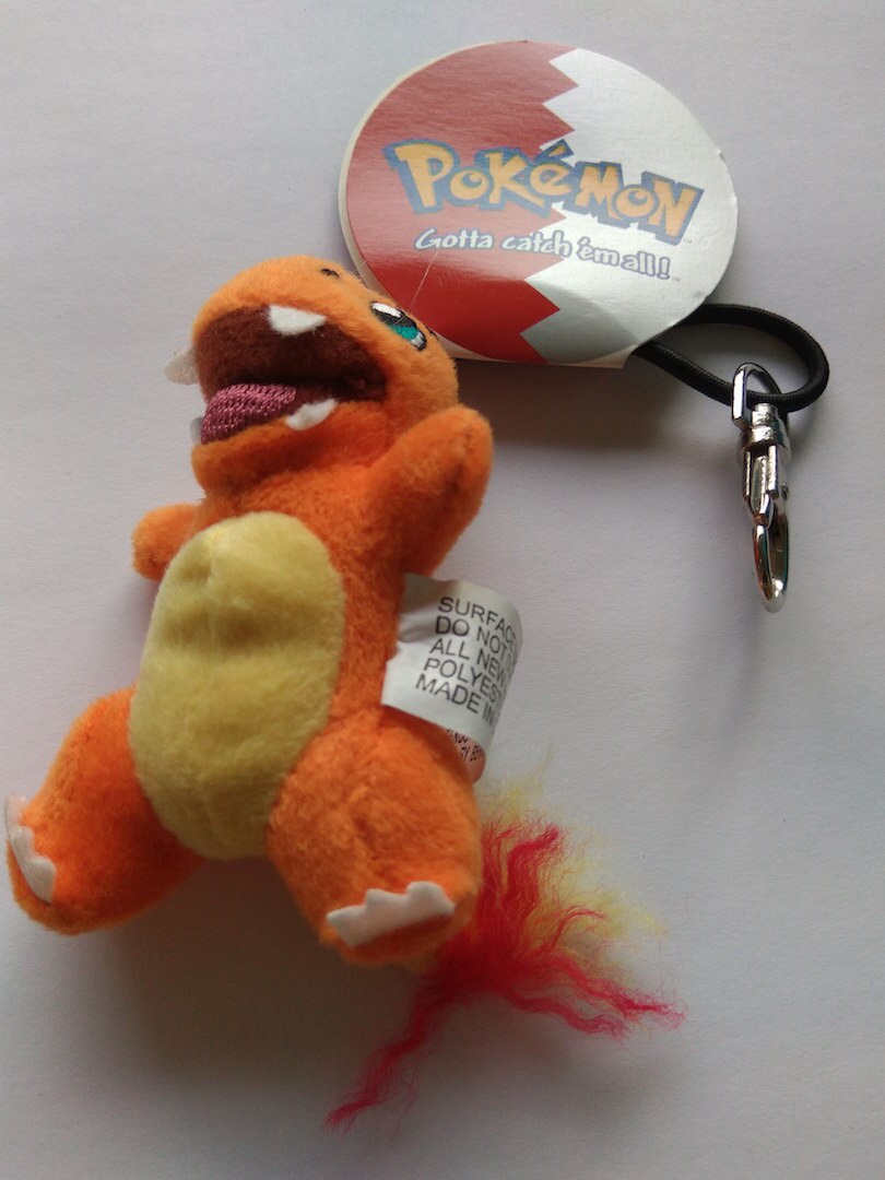 Charmander Pokemon Original Plush Toy Keychain / Pendent - Etsy