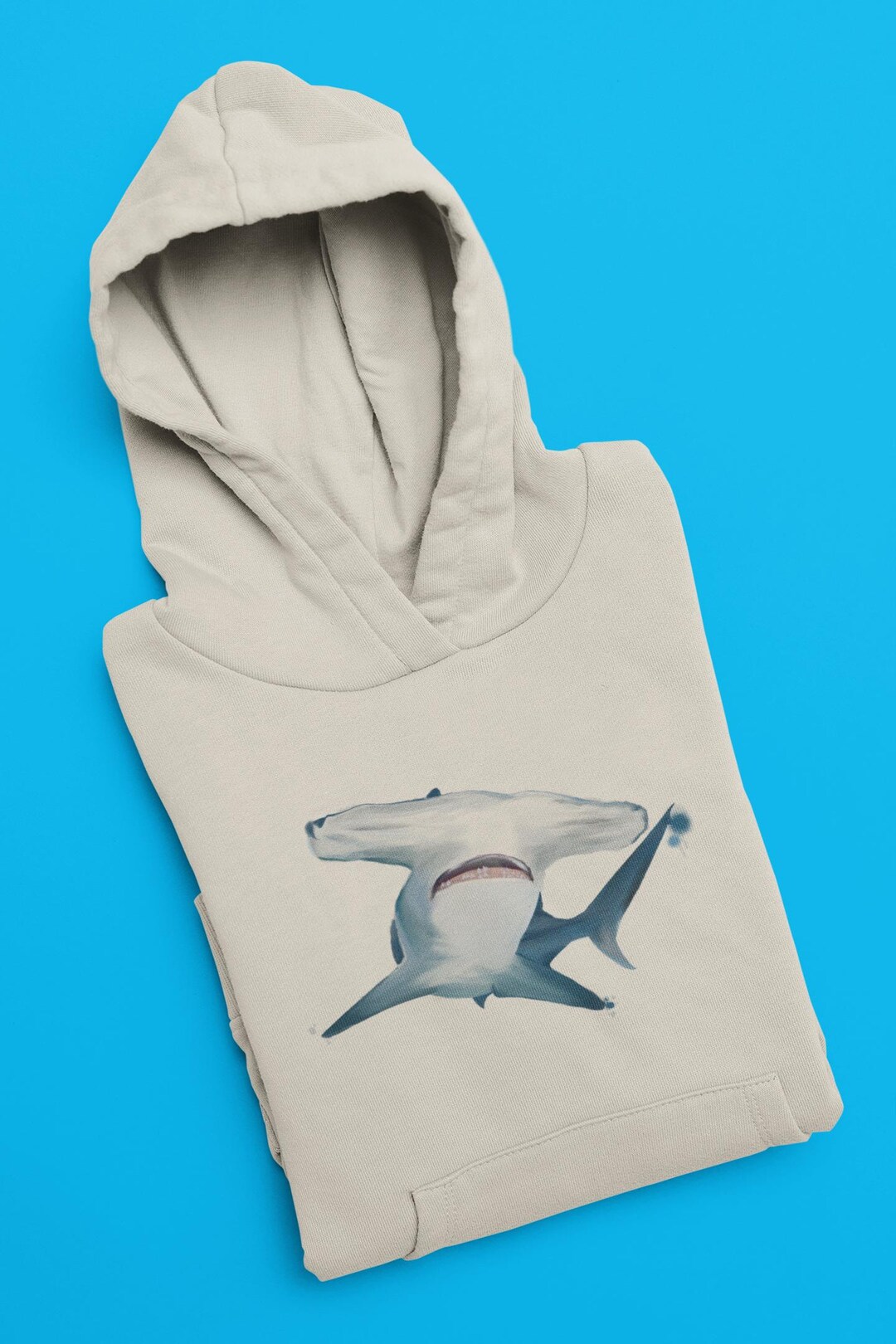Kids Hammerhead Shark Hoodie: Hand-painted Ocean Animal Sweatshirt - Etsy