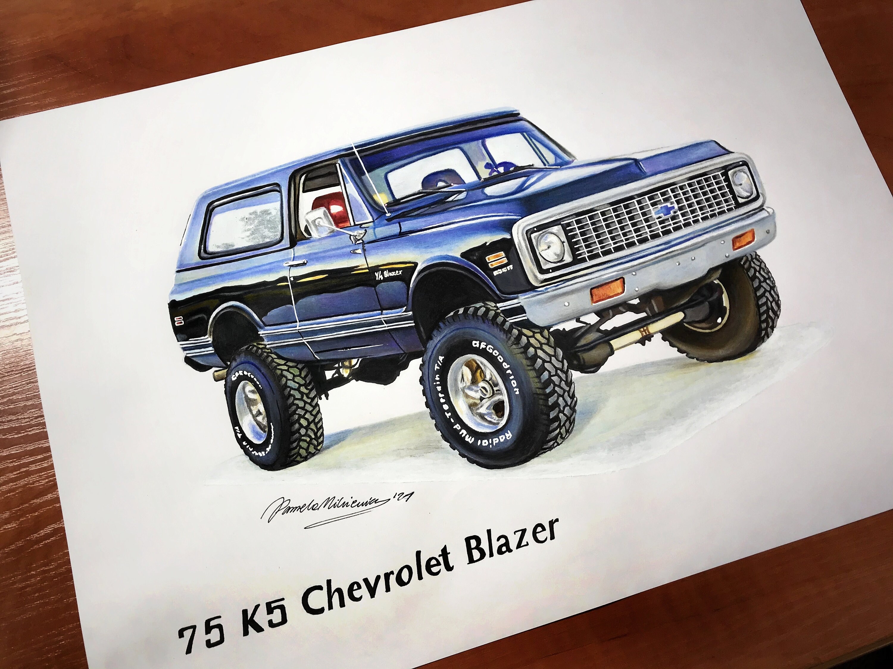 Personalized Car Drawing, Custom Car Portrait, Original Artwork Gift - Etsy