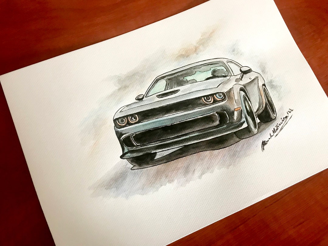 Personalised Car Painting, Original Art, Printable Car Art , Car Custom ...