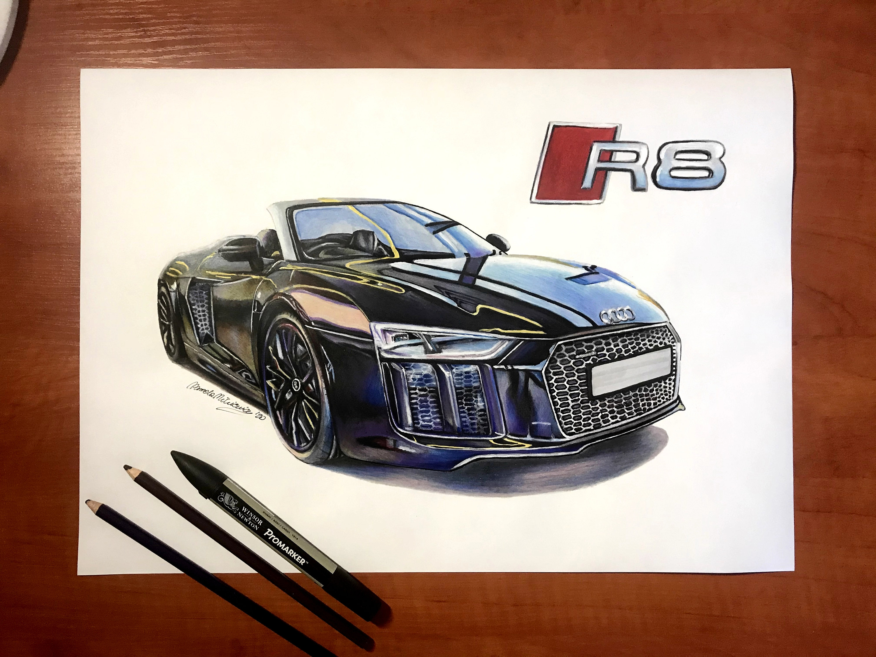 Audi Car Sketch