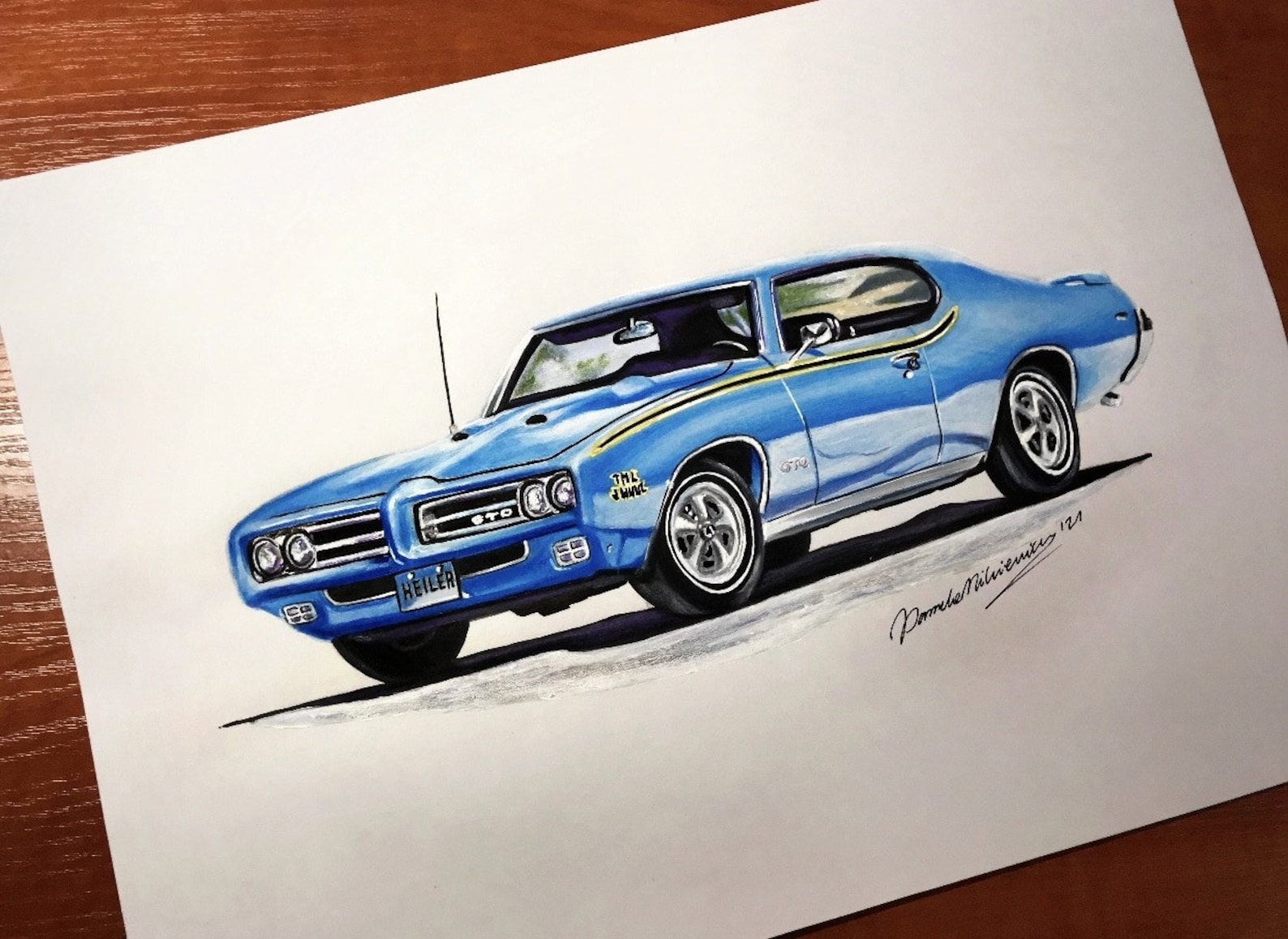 Personalized Car Drawing, Custom Car Portrait, Original Artwork Gift - Etsy