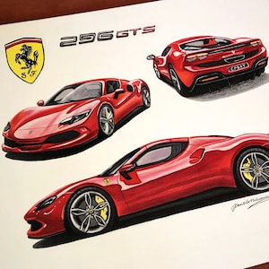 Car Drawing From Photo, Personalized Car Sketch Illustration, Custom ...