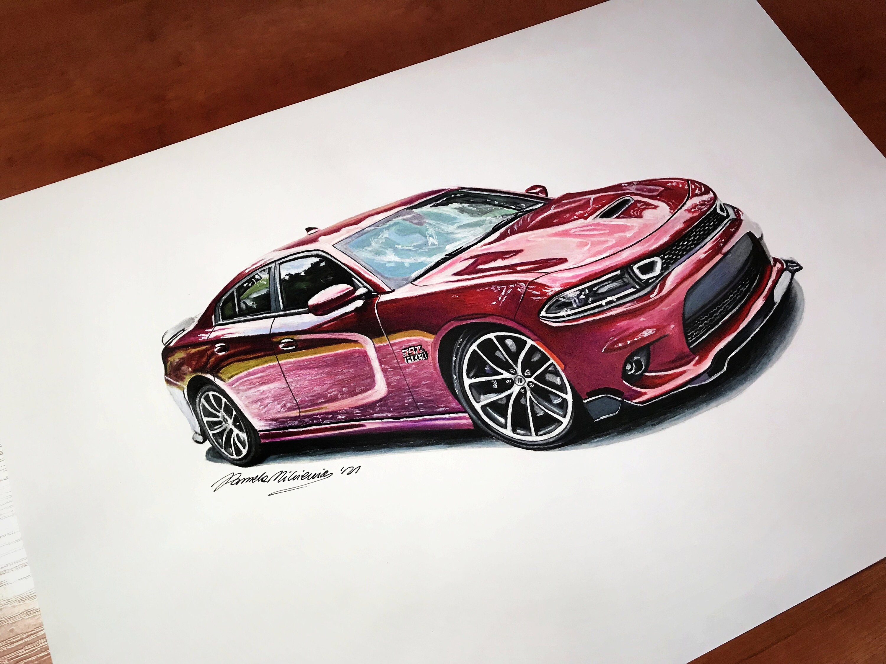 Personalized Car Drawing, Custom Car Portrait, Original Artwork Gift - Etsy
