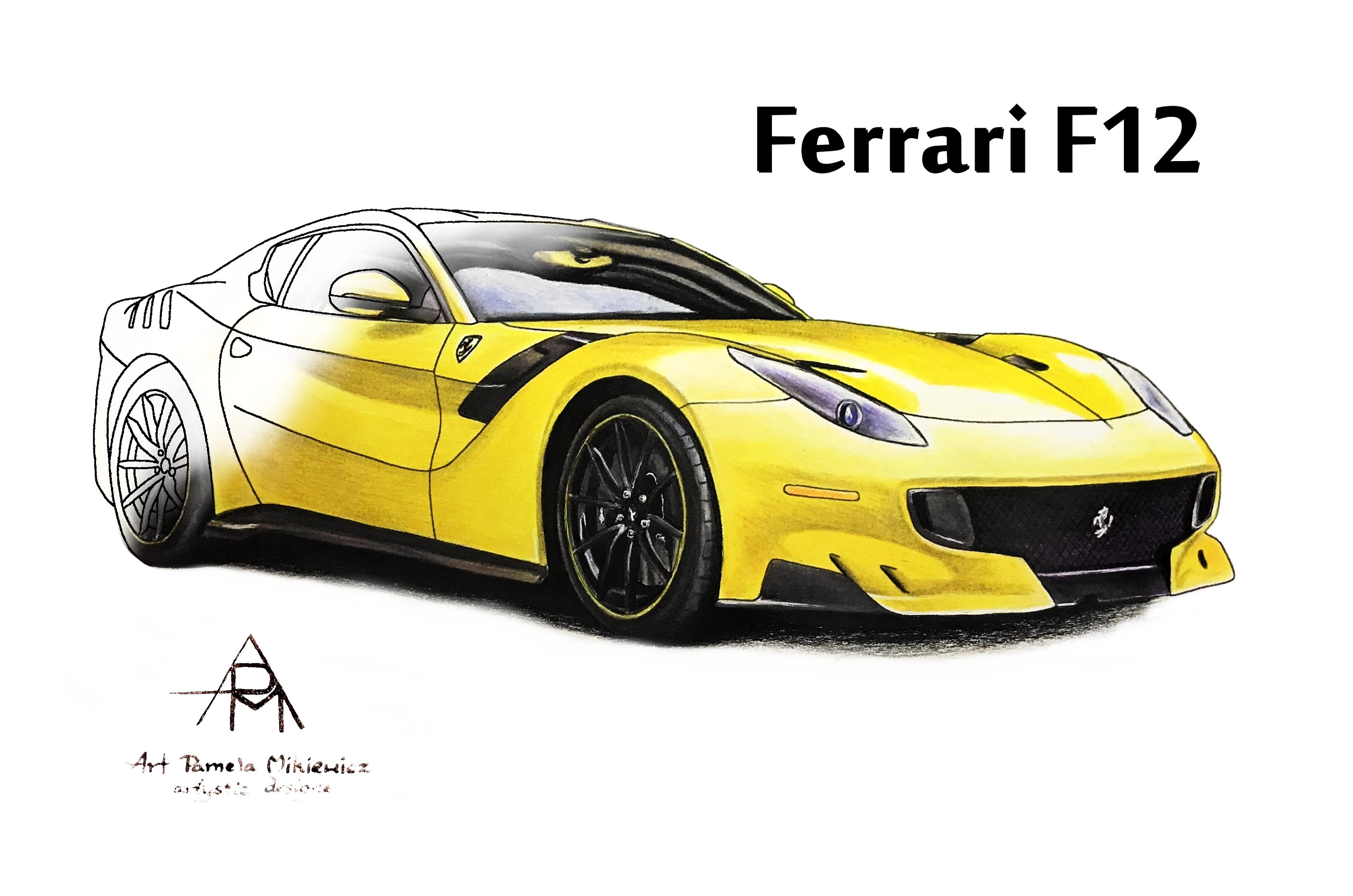 Ferrari Coloring Pages