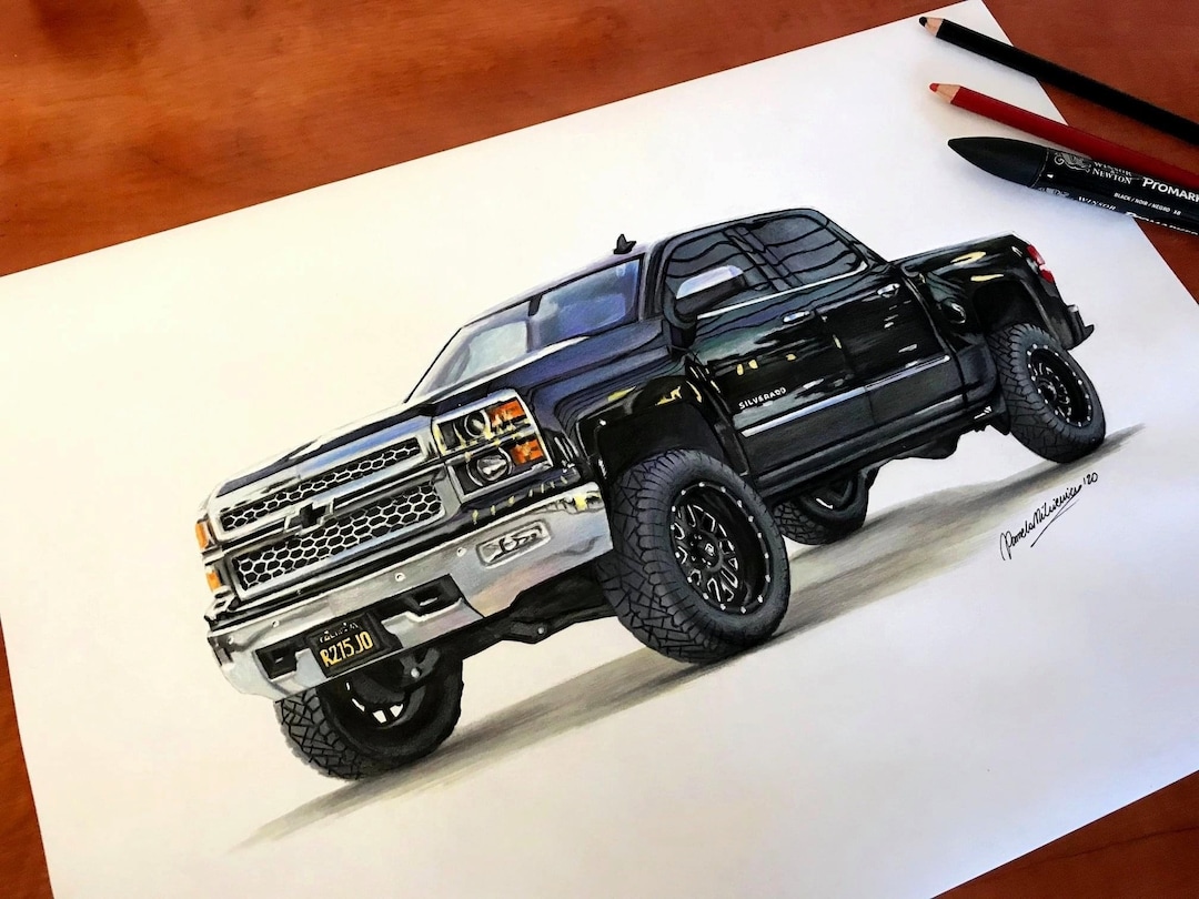 Car Drawing From Photo, Personalized Car Sketch Illustration, Custom ...