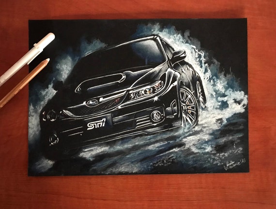 Subaru Car Art Drawings