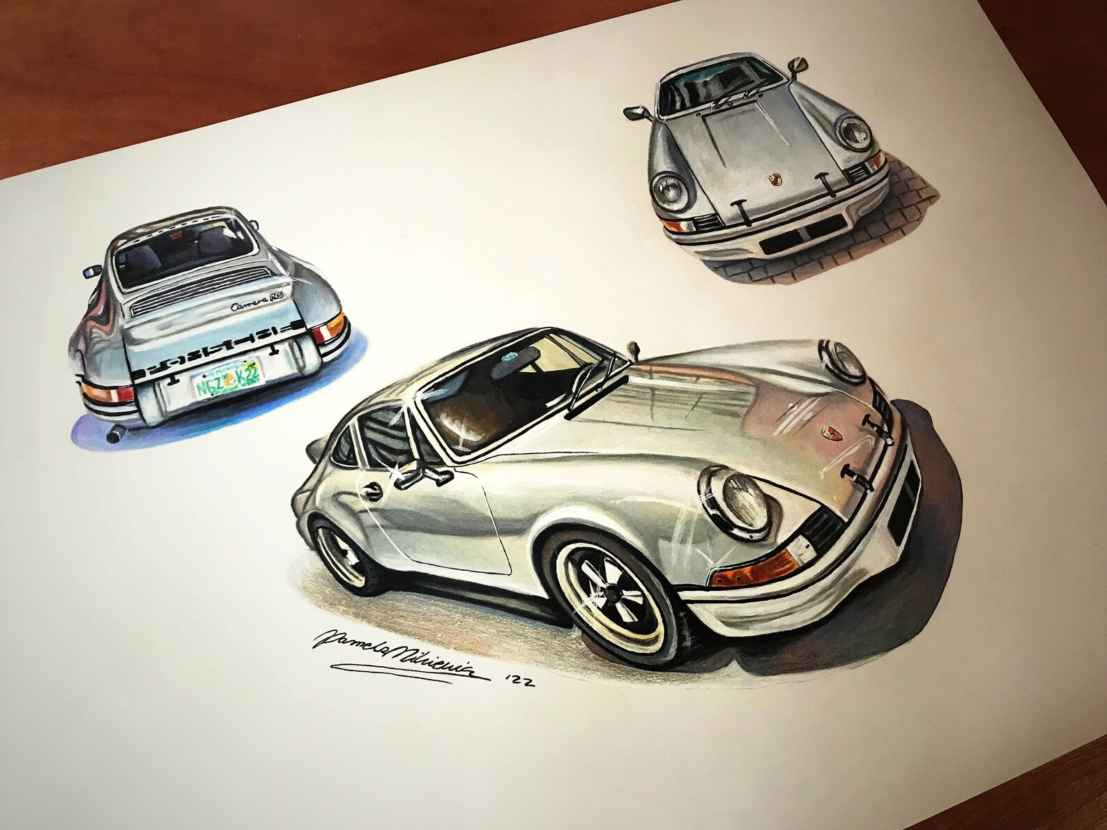 Personalized Car Drawing From Photo, Custom Automotive Art Gift - Etsy