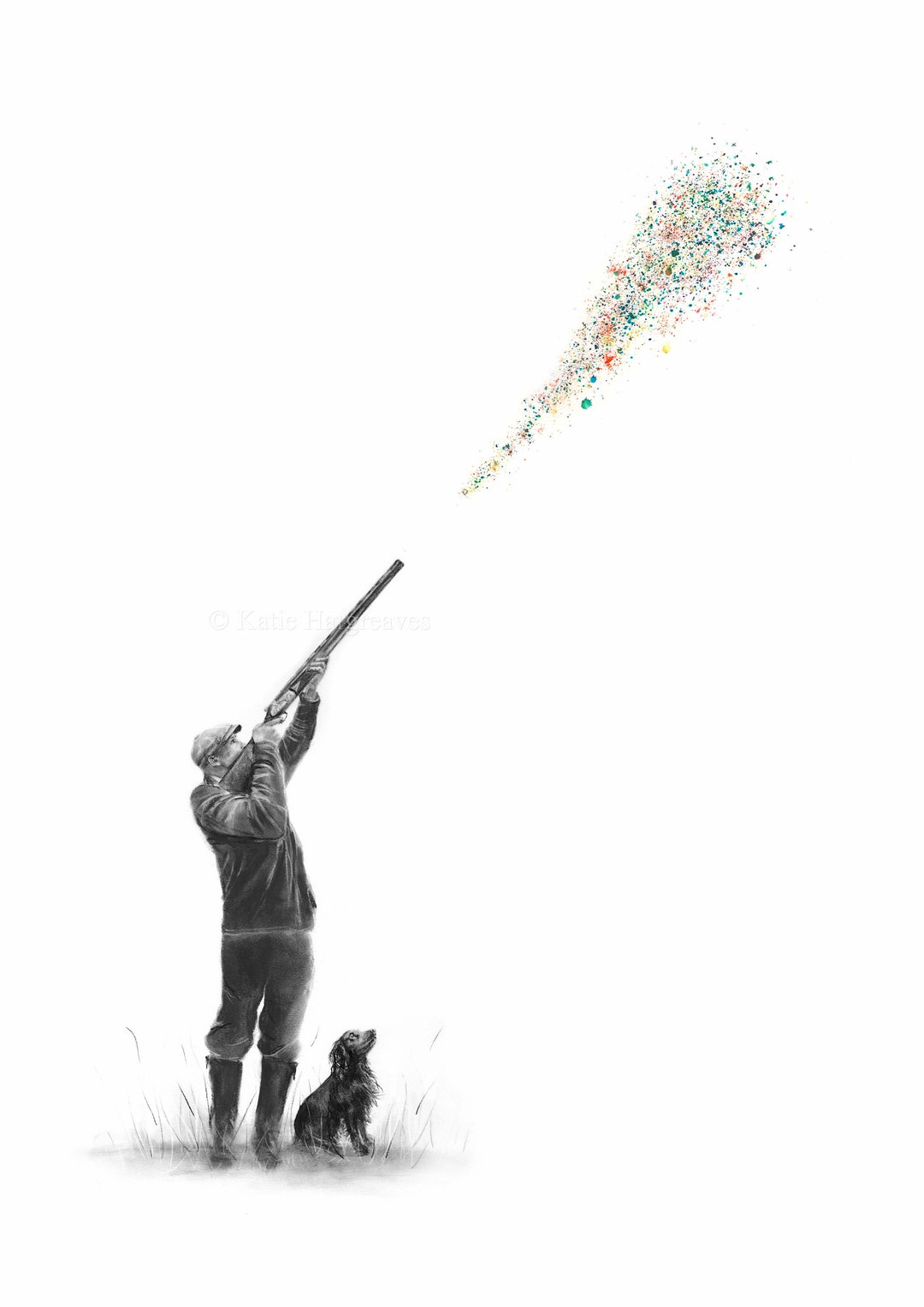 Shooting Art Print- 'A Day With Busta' - Hand Signed Giclée Print - Etsy