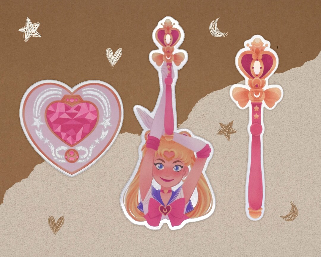 COSMIC STICKER PACK 3 Stickers With Glitter, Holographic & Soft Touch ...