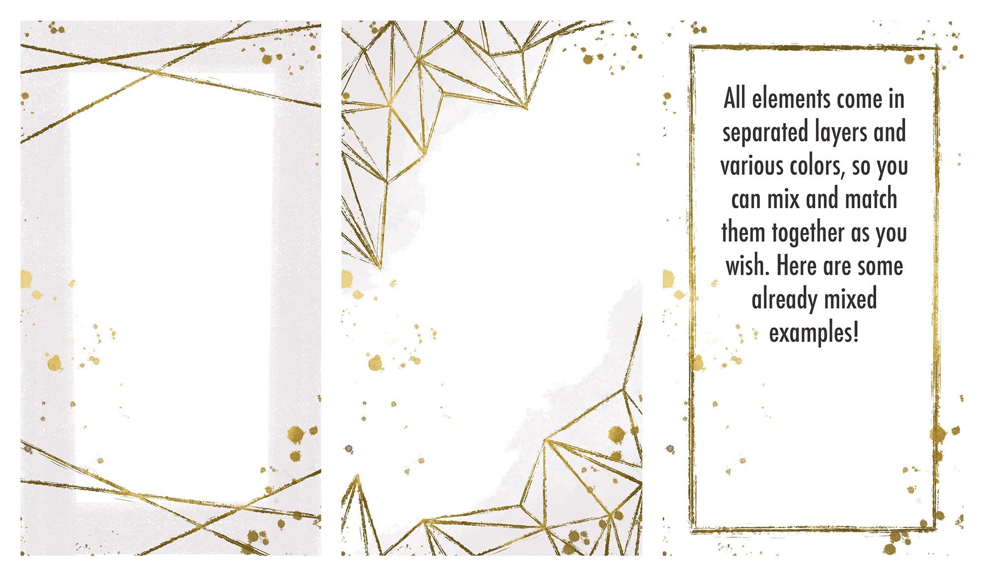 Instagram STORY STICKER Gold & Pastel Pack by Meikearts | Etsy