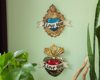 Sacred Heart Folk Art - Etsy