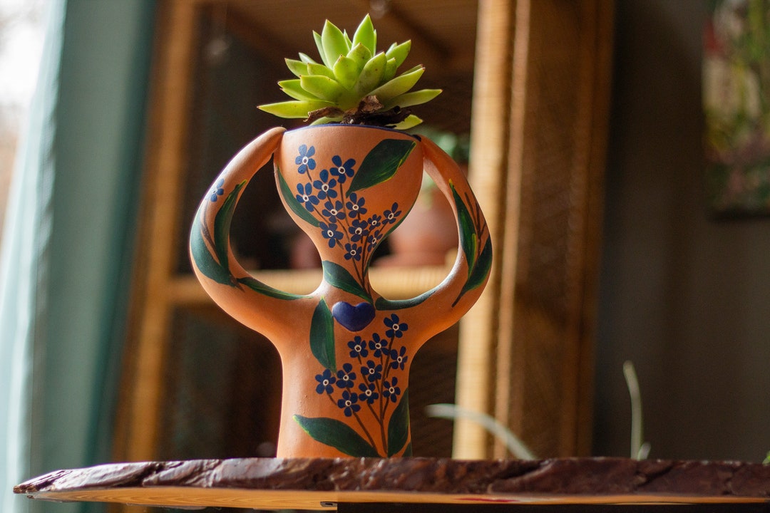 Planter the Original Pot Head Planter Home & Garden Decor Garden Gifts ...