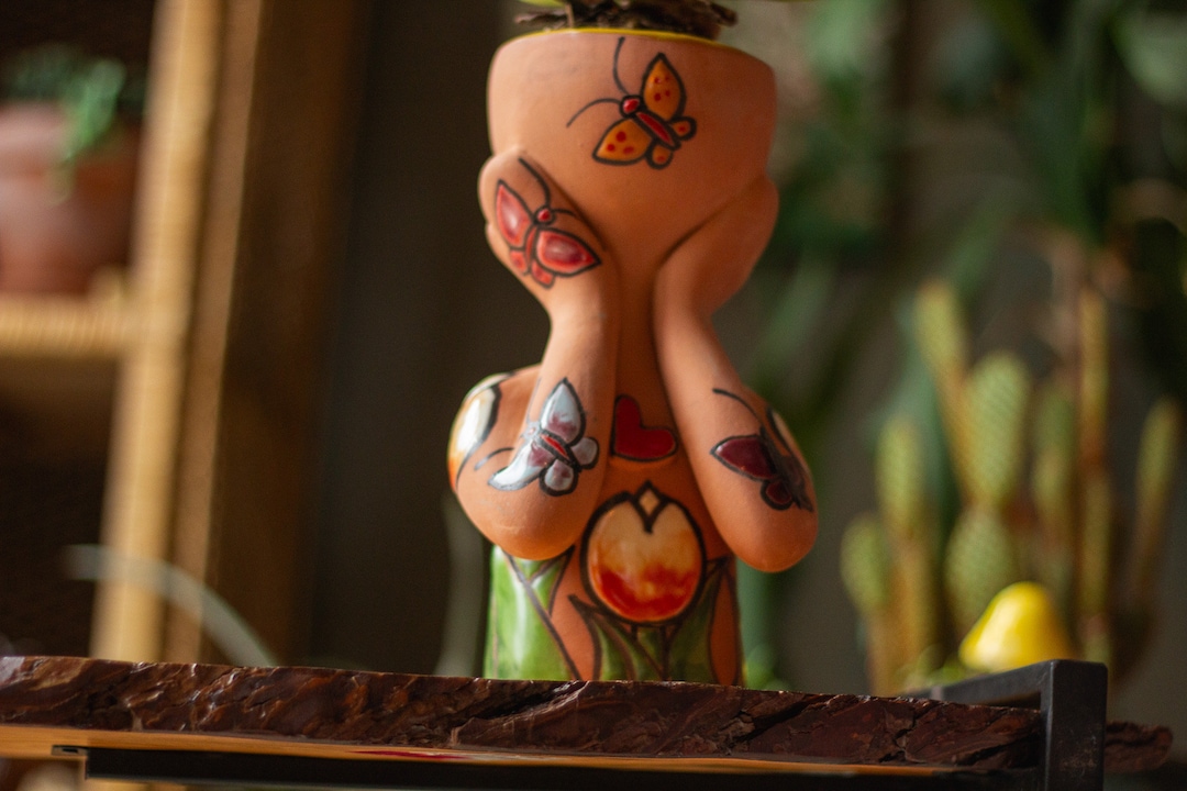 Pot Head Planter the Original Pothead Garden Planter Home Decor Unique ...