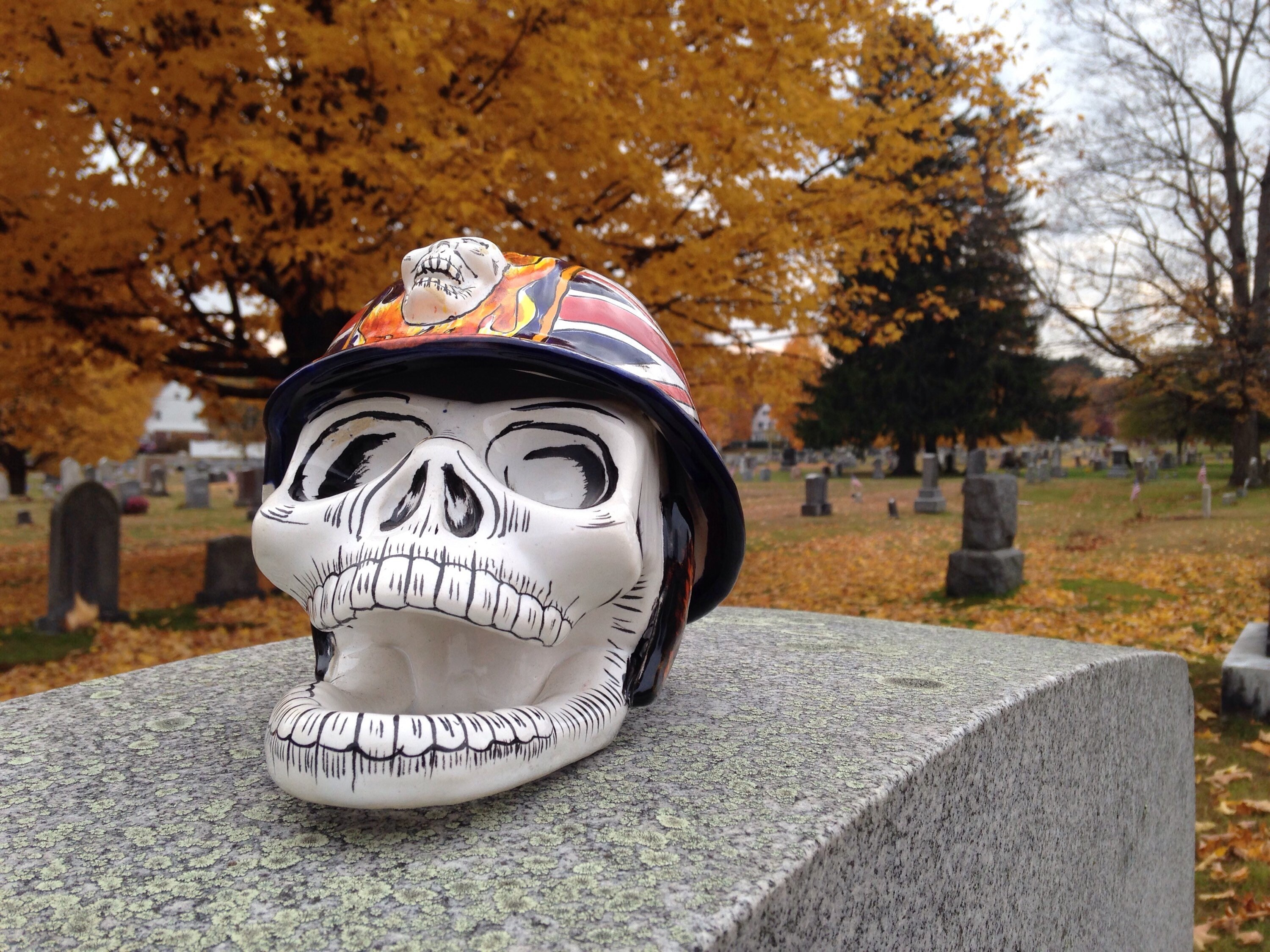 Union Jack Skull Sculpture Mexican Decor - Etsy